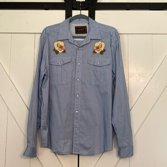 Howler Brothers | Shirts | Howler Brothers Hibiscus Gaucho M | Poshmark